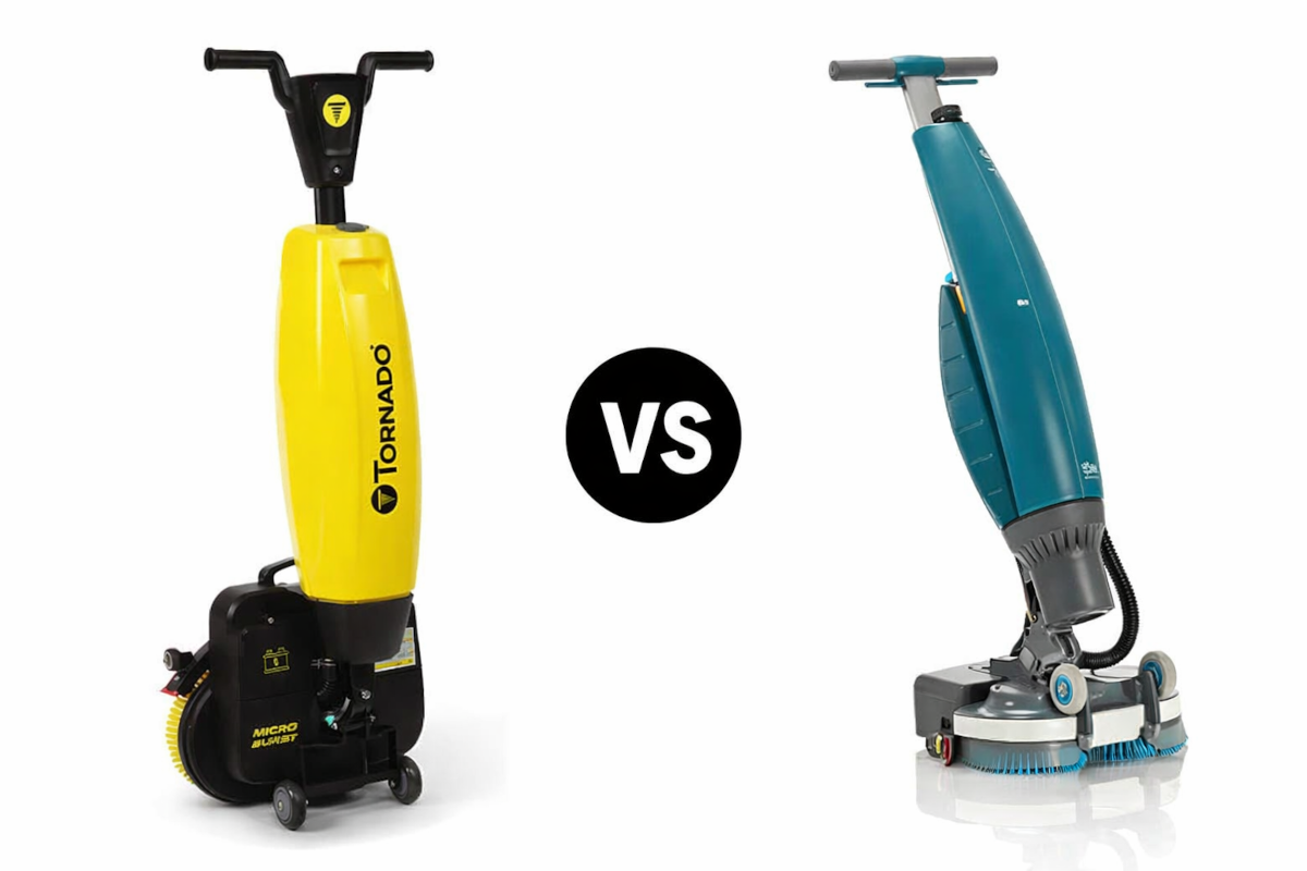 Tennant iMop vs Tornado Mop Microburst | SweepScrub — SweepScrub.com