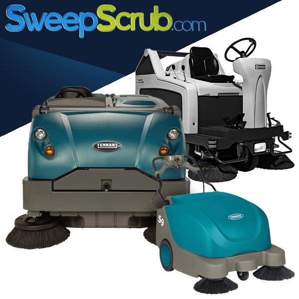 Commercial & Industrial Walk-Behind Floor Sweepers | SweepScrub ...