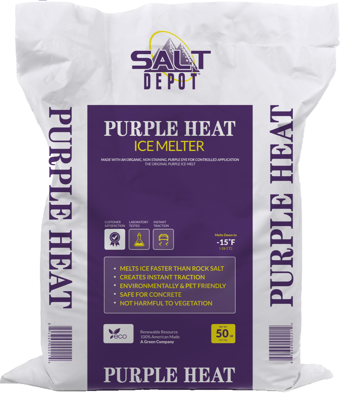 Ice Melt, Ultraviolet Purple Heat, Melts Ice Down To -15, 120 Per Pall ...