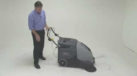 Advance SW900, Floor Sweeper, 33", 15 Gallon Hopper, Battery, Self ...