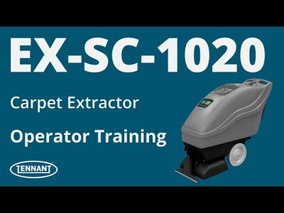 Tennant EX-SC-1020, Carpet Extractor, 10 Gallon, 17", Pull Back, 3 Year ...