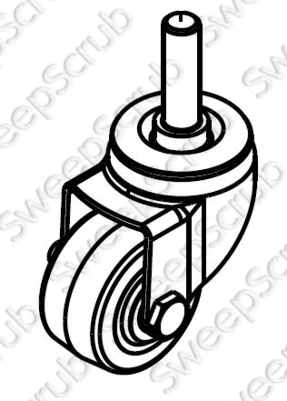 Nilfisk Advance 56104231 Caster Wheel — SweepScrub.com