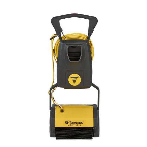 Tornado Vortex, Floor Sweeper-Scrubber, 13", 1 Gallon, Electric, Cylindrical, 2 Year Warranty ...